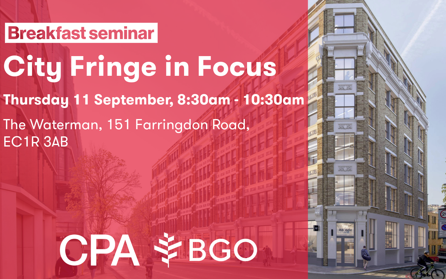 City Fringe in Focus seminar - City Property Association