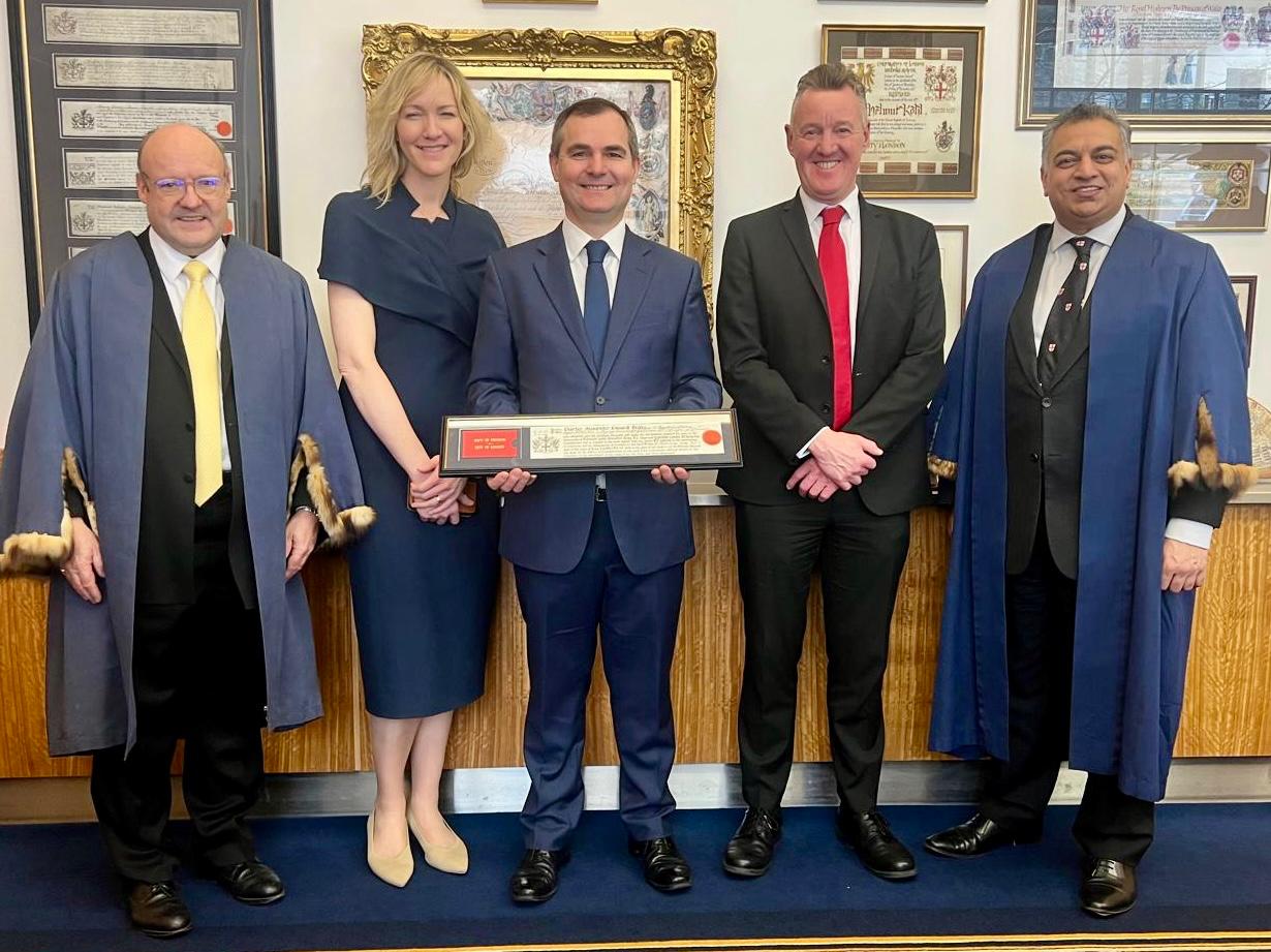 Press Release: Freedom of the City of London honour for CPA chief ...